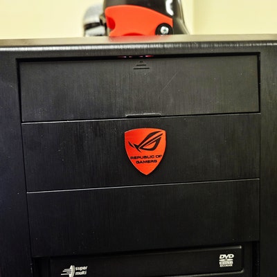 Asus Republic of Gamers ROG Label / Aufkleber / Sticker / Logo 30 X ...