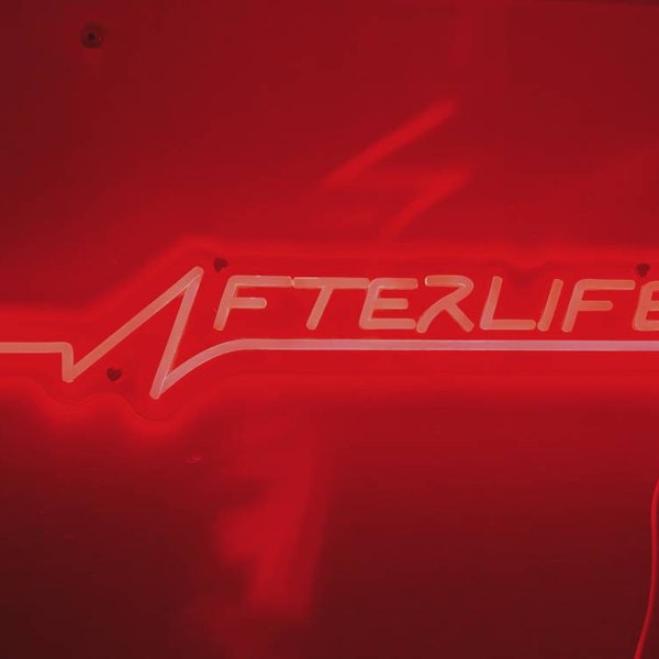 Afterlife Neon Sign, Video Game Wall Light Decor, Gamer Gift, Gift for ...