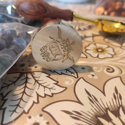 Personalised Logo Initial Wax Seal Stamp Set for Wedding Invitation ...