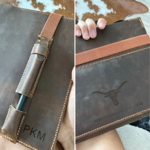 Personalized Vintage Leather Sheet Music Organizer Binder | Etsy