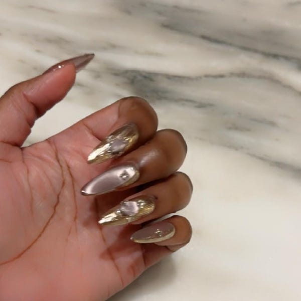 Reusable Greek Mythology Press on Nails Gel Manicure Fake Nails ...