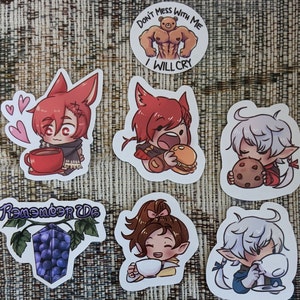 Final Fantasy 14 FFXIV Endwalker Low Poly Grapes Squapes 2.5 Sticker ...