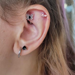 16G Tiny Shell Flower Stud Earring Helix Conch Cartilage Ear Studs ...