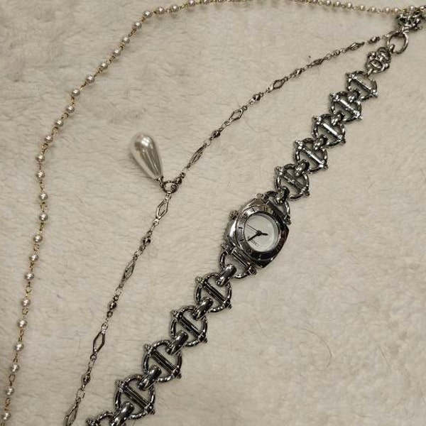 Vintage Punk Multicolor 5-clock Watch Choker Necklace, Y2K Watch ...