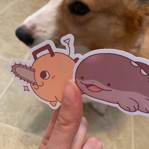 CSM Cursed Emojis Stickers & Sticker Sheet - Etsy