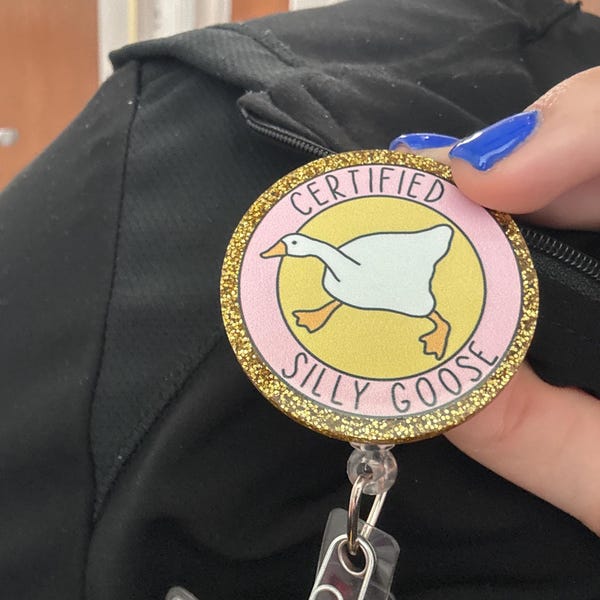 Too Much Panic Not Enough Disco - Badge Reel - Funny Badge Reel - Badge Clip - Badge Pull ...