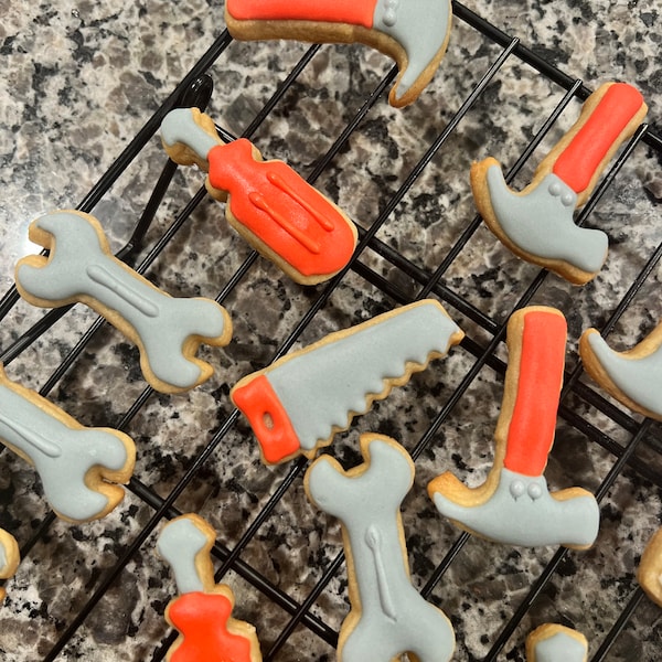 Tool Cookie Cutter - Wrench, Pliers, Screwdriver, Saw, Tape Measure ...