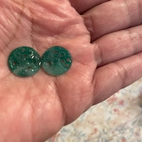 Vintage Faience Donkey Beads, Rare Traditional Persian Bead, 18x20mm. 5 ...