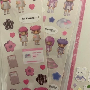 Kawaii Cute Pink ID Photocard Holder Badge Holder With Flower - Etsy