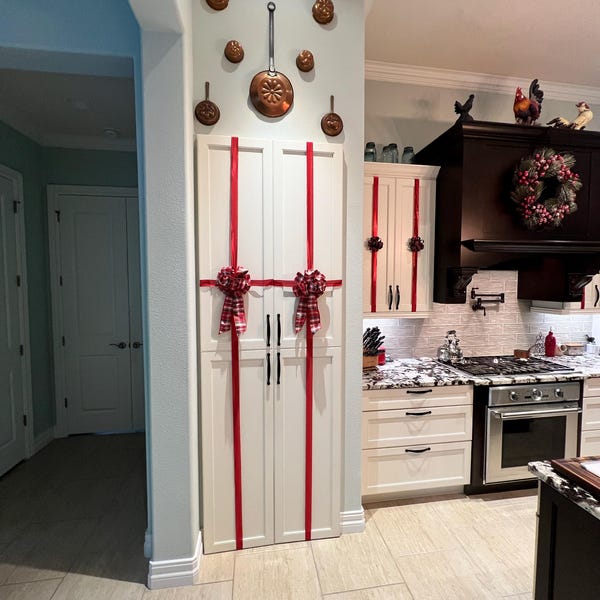 Spring Bow - Pink and Green Dots and Stripes Bow - Handmade Bow ...