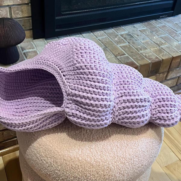 Nautilus Shell Crochet Basket Photo PDF Crochet Pattern, Detailed Photo ...