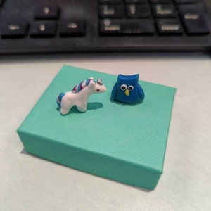 One Micro Mini Ghost Mini Ghost Polymer Clay Ghost - Etsy