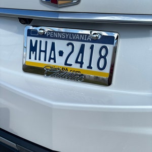 3D ST Badge Emblem Stainless Steel Chrome Metal License Plate Frame ...