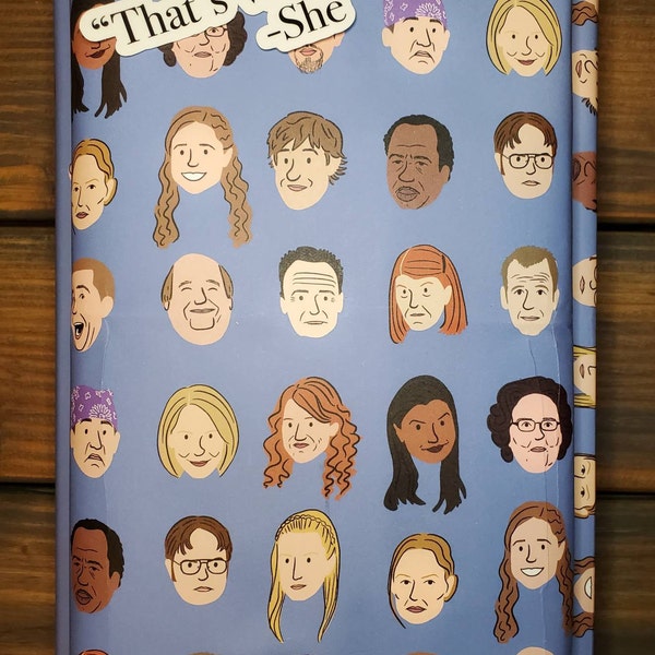 The Office TV Show Pattern Wrapping Paper Sheets - Each Sheet 20"x29 ...