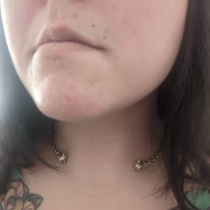 CELTIC TORC Hand Forged Iron Neck Ring Torques Torq Iron Age Pagan ...