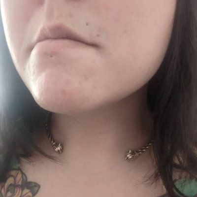 CELTIC TORC Hand Forged Iron Neck Ring Torques Torq Iron Age Pagan ...