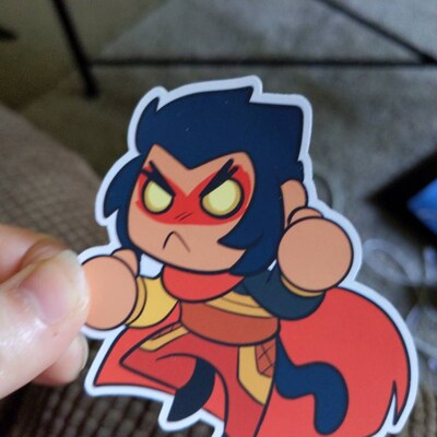 LMK Cute Chibi Matted Stickers - Etsy