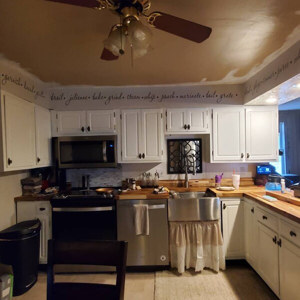 Kitchen Border Cooking Quote Vinyl Wall Decor Lettering Decal - Etsy