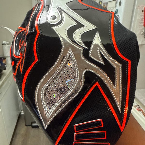Hand Made DEVIL MASK Wrestling Mask Luchador Costume Wrestler Lucha ...