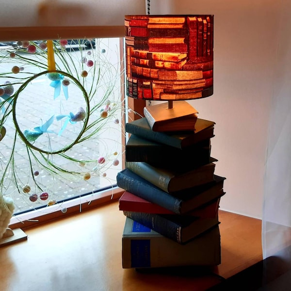 Lampshade Book Lover - Etsy