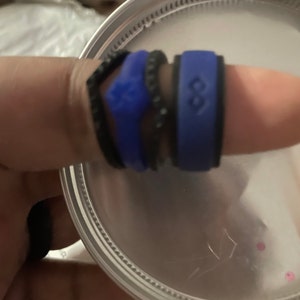 Rinfit Matching Silicone Rings for Couples Silicone Wedding Bands ...