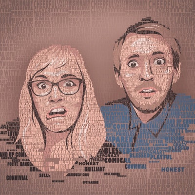 Custom Word Art Portrait From Your Photo, Custom Word Portrait, Text ...