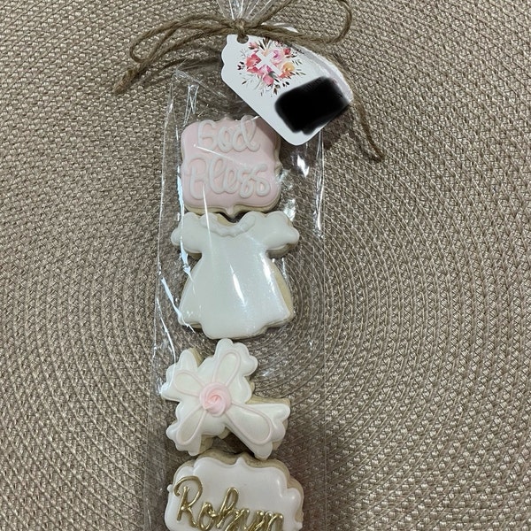Mini Communion Baptism Christening Dedication Cookie Favor Packs - Etsy