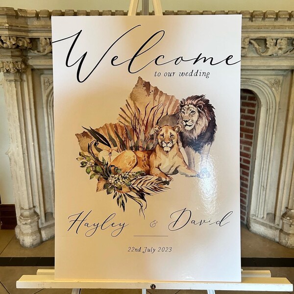 Jungle Animals Table Number Cards, Online Editable Table Number ...