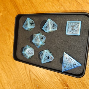 Pine Cone and Feather Wisps Dnd Dice Set, Polyhedral Dice, D&D Dice ...