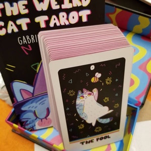 The Weird Cat Tarot Deck and Guidebook - Etsy