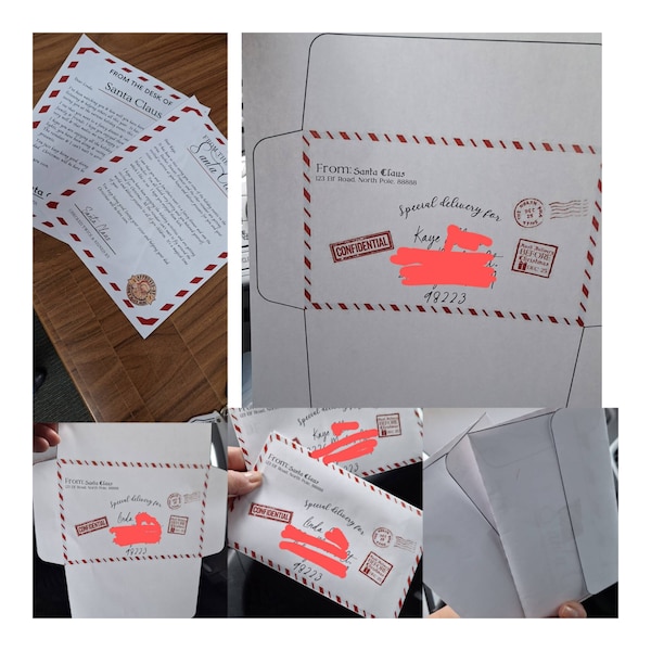 Letter From Santa, Printable Santa Stationary, Official Santa ...
