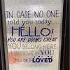 Classroom Door Decal Decor Positive Affirmations in Case No One Told ...