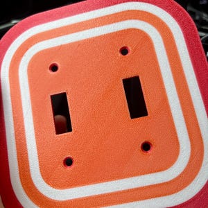 Vintage Oval-shaped Plug Outlet Plate Cover, Duplex Power Outlet ...