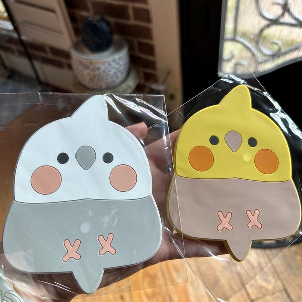 Cockatiel/conure Soft Coasters - Etsy