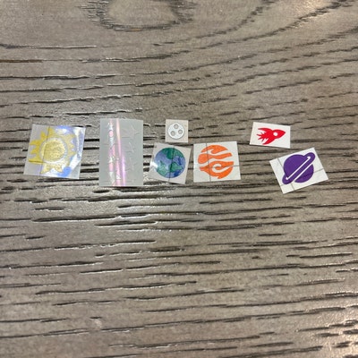 Classic Space Bar Sticker SEPARATE PIECES / Space Bar Vinyl Decal ...