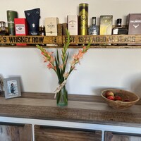 Palettenregal " iT S GiN o CLoCK " Ginregal Ginbar Gin Bar Regal ...