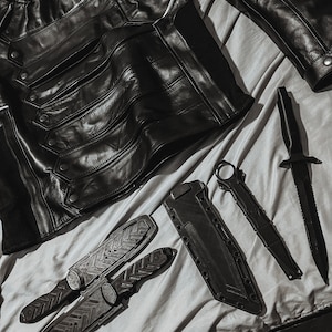 3D Printed Knife Set for Winter Soldier Cosplay Gerber SOCP Yari MK II ...