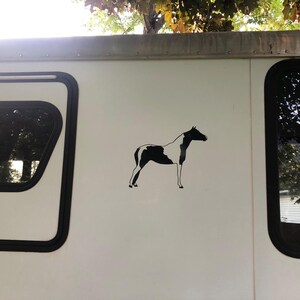 Profile Horse Vinyl Decal, Car Window Sticker, Design for Truck or ...