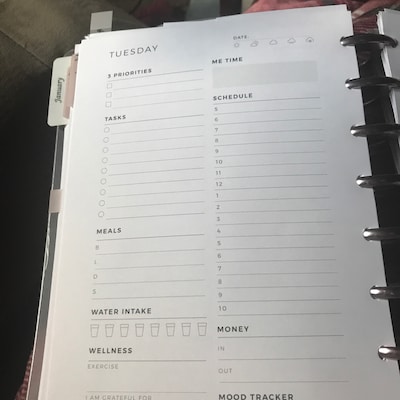 7 Day Planner Printable, Weekly Planner, Daily to Do List for Work ...