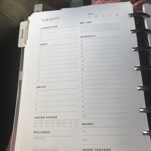 7 Day Planner Printable, Weekly Planner, Daily to Do List for Work ...