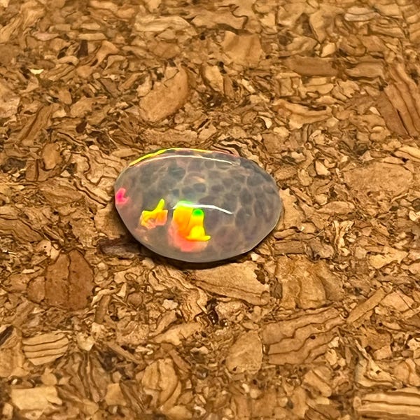 Lovely Beautiful Fire Ethiopian Opal- Amazing Fire Ethiopian Opal Oval ...