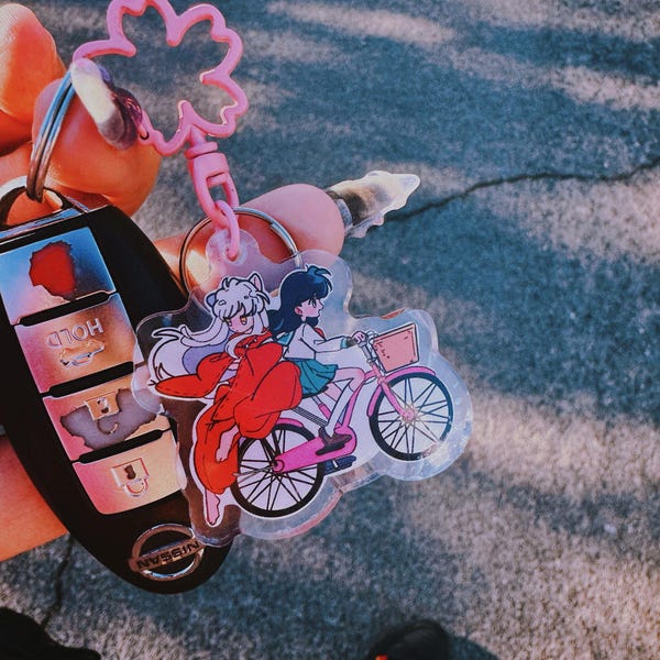 Anime Couple Keychain, Cute Kawaii Anime Keychain, Cute Couple Anime ...