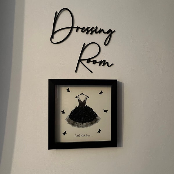 Custom Wooden Wall Sign / Quote Wall Sign/ Dressing Room Sign/ Custom ...