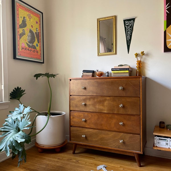 Handmade Brass Star Knob - Drawer Knob | Cabinet Knobs| Hook| Pommel ...