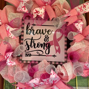 Daisy breast cancer awareness sign cancer support sign | Etsy