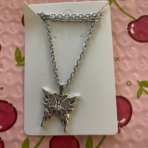 Butterfly Necklace - Etsy