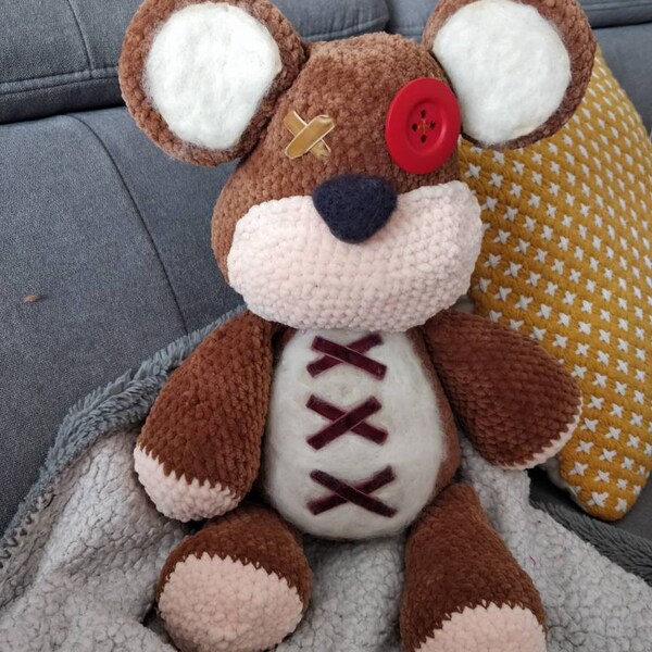 CROCHET-PATTERN: Creature Inspired by Banette Pokemon Amigurumi ...