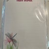 Beautiful Watercolor Lilies Flowers Lined Notepad With 40 or 80 Sheets ...