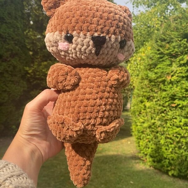 Amigurumi Otter Pattern, Plush Pattern, PDF Pattern, Stuffed Otter Toy ...