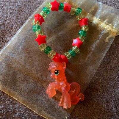 2D DNA Rainbow Kandi Cuff Bracelet in Black or White. Perfect for Any ...